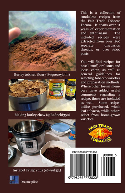 Snuff, Snus and Chew: a recipe book | Fair Trade Tobacco | How to Grow ...
